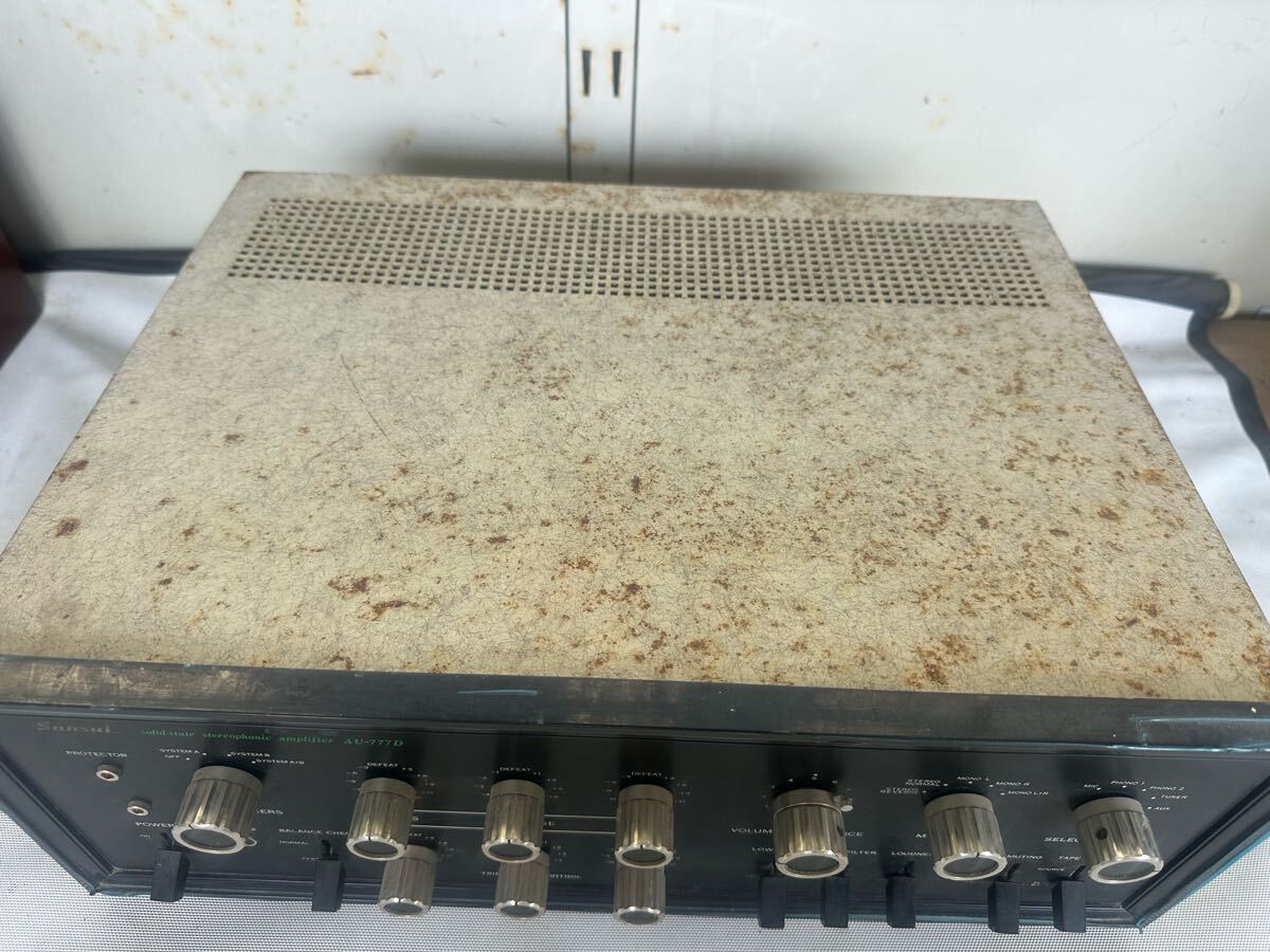 Yahoo!オークション - Sanshi 山水 AU-777D プリメインアンプ ジャンク