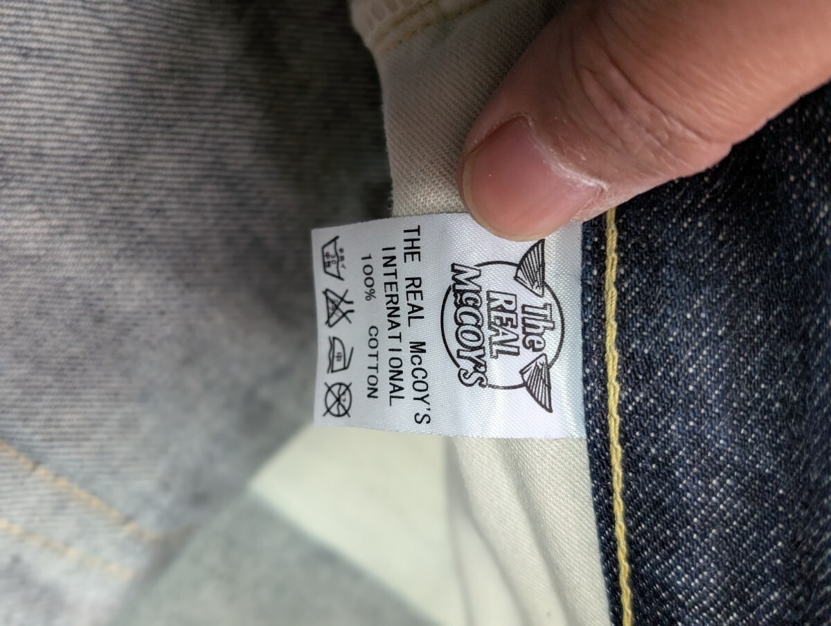 Yahoo!オークション - realmaccoys 003 W32 大戦モデル デニム リアル...