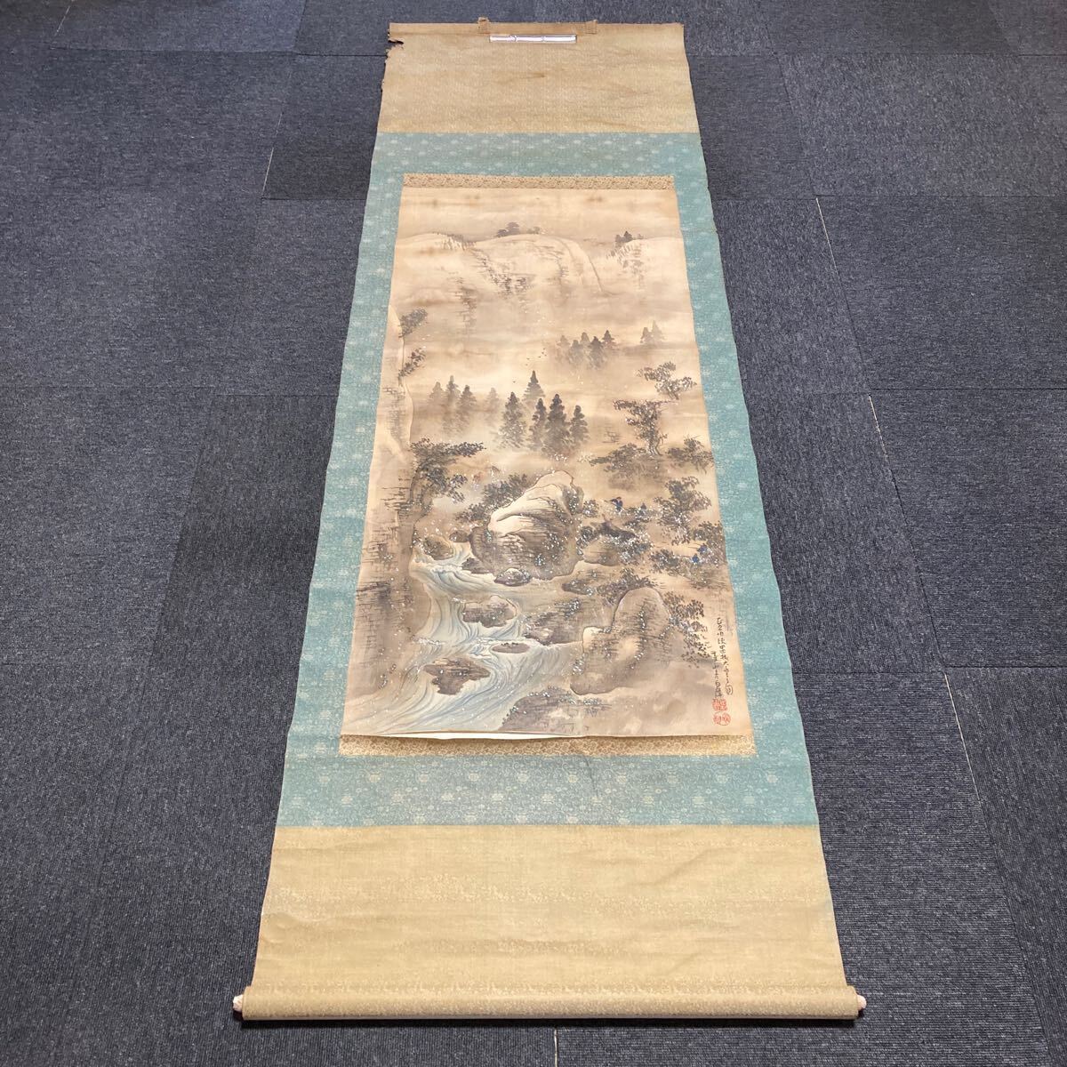 Yahoo!オークション - 【模写】掛軸 絹本 箱無 同梱可能 No.6816