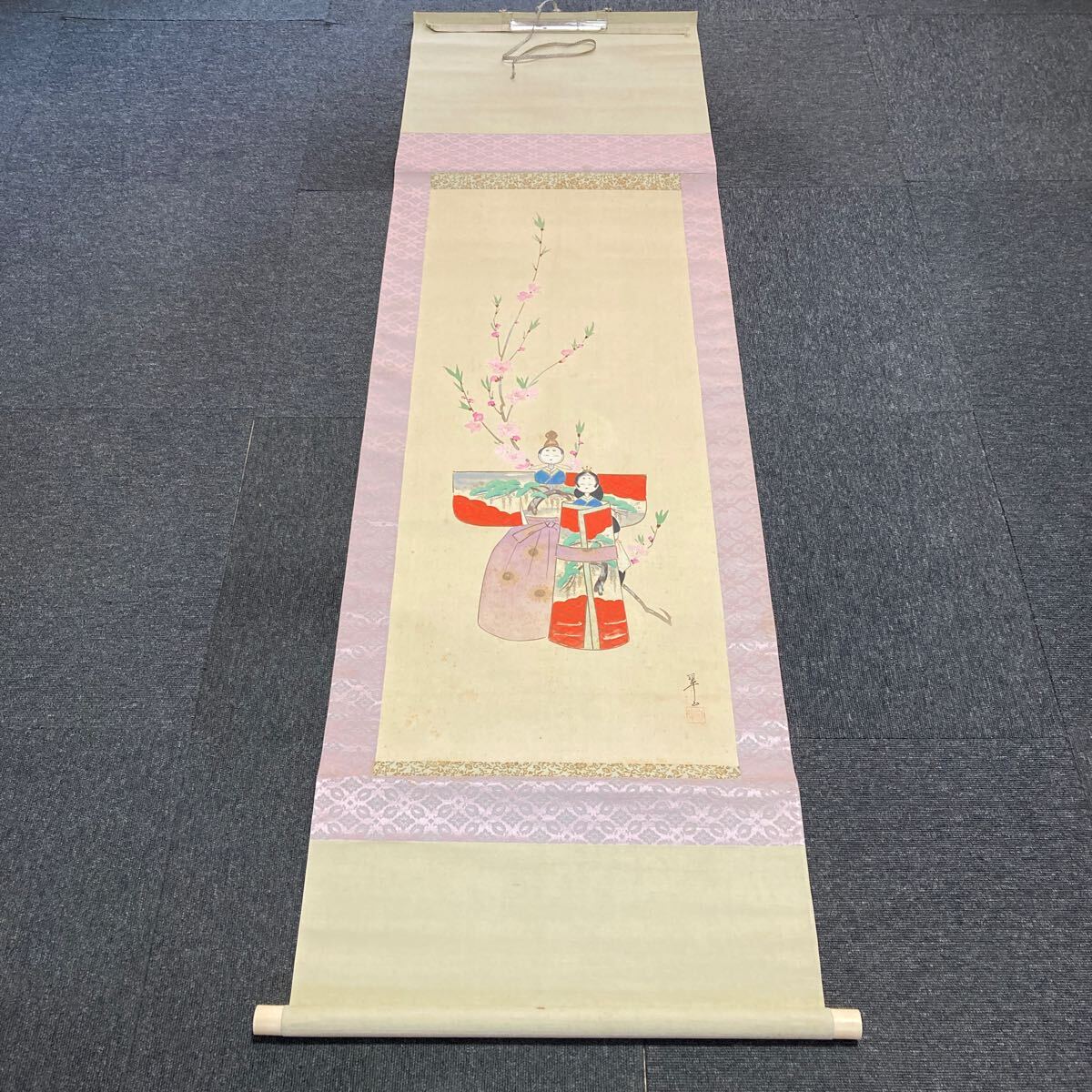 Yahoo!オークション - 【模写】掛軸 翆山 絹本 箱無 同梱可能 No.6874