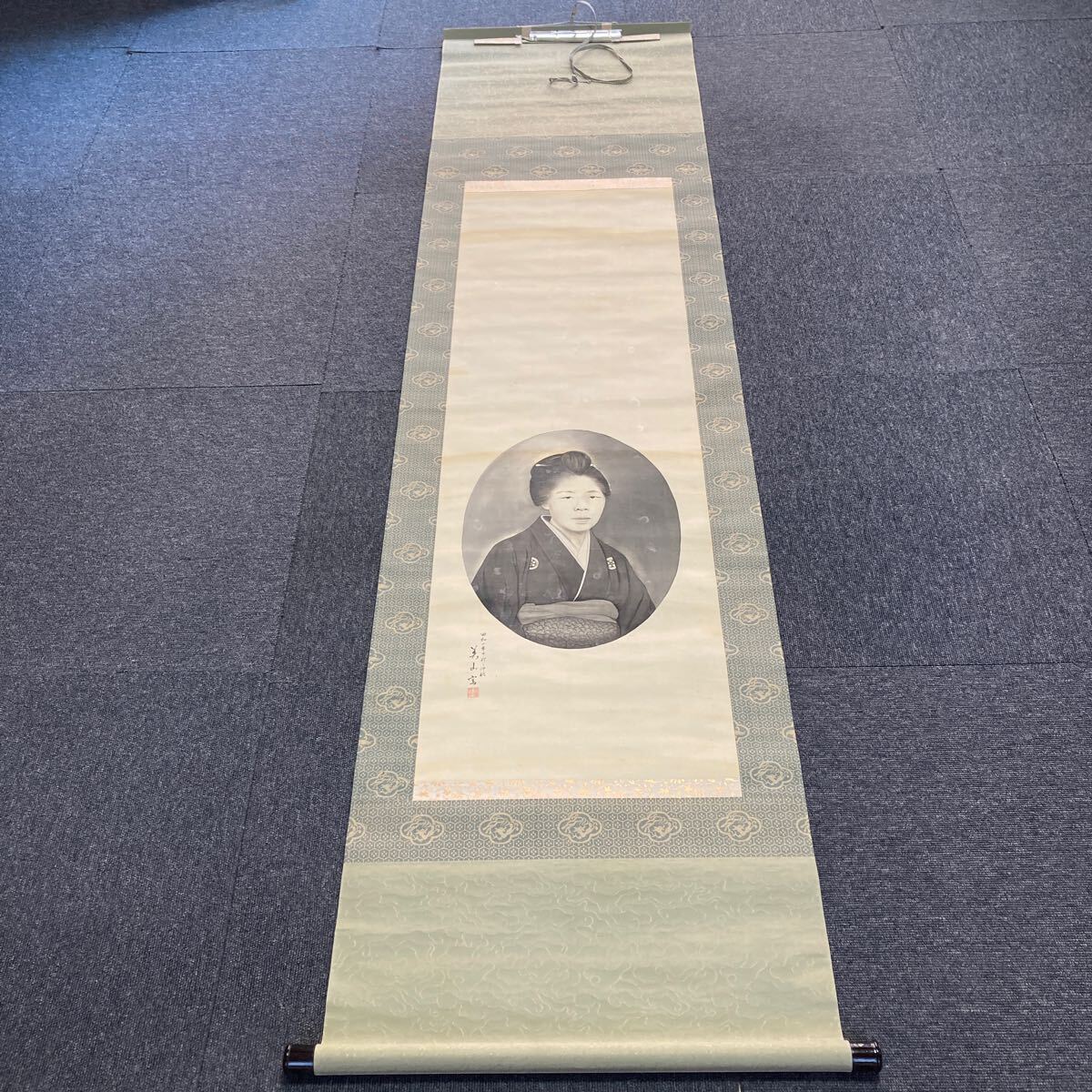 Yahoo!オークション - 【模写】掛軸 美山 絹本 箱無 同梱可能 No.6902