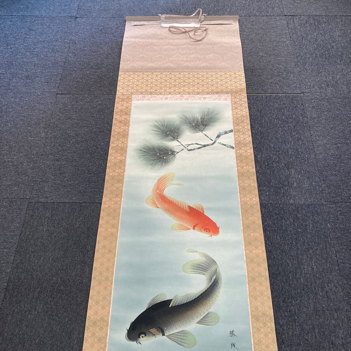 Yahoo!オークション - 【模写】掛軸 勝成 絹本 箱無 同梱可能 No.7088