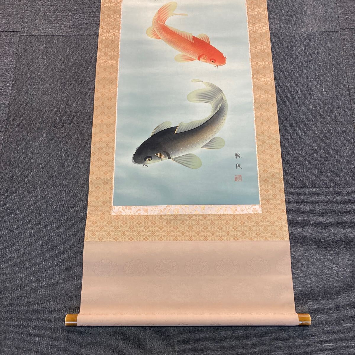 Yahoo!オークション - 【模写】掛軸 勝成 絹本 箱無 同梱可能 No.7088