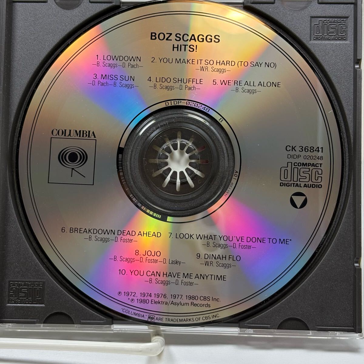 Yahoo!オークション - a020 Hits ボズ・スキャッグス BOZ SCAGGS HITS ...