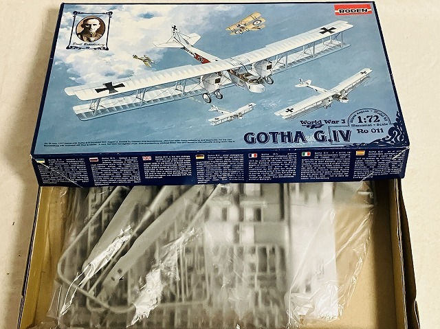 Yahoo!オークション - RODEN ゴータ G IV ドイツ WWI爆撃機 1/72 ロー...