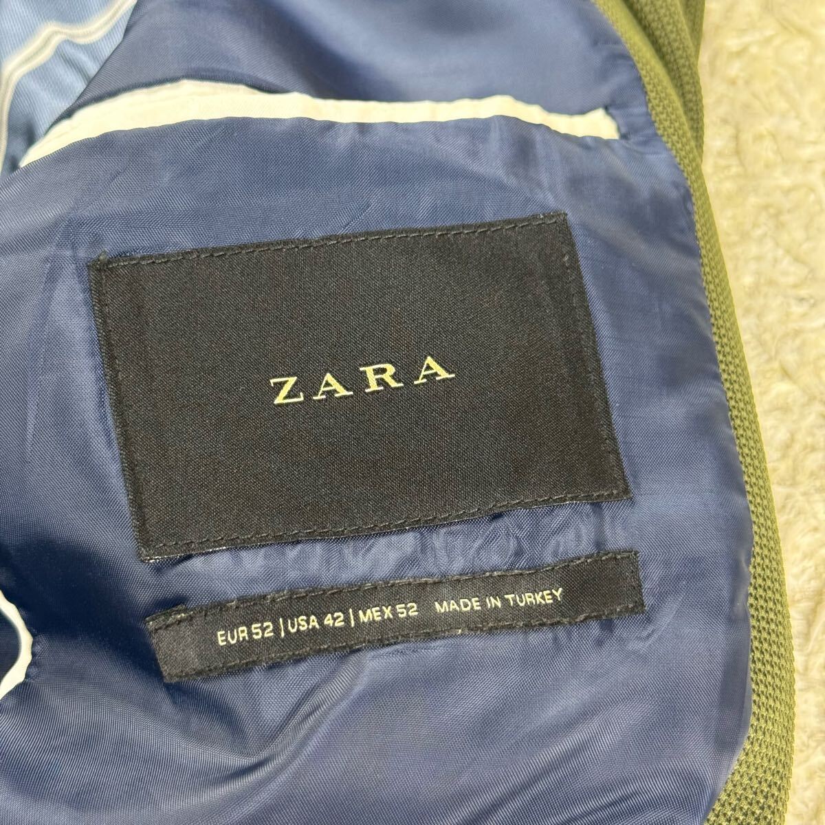 Yahoo!オークション - 未使用級 希少XXL ZARA【大人の品格】ザラ テー...