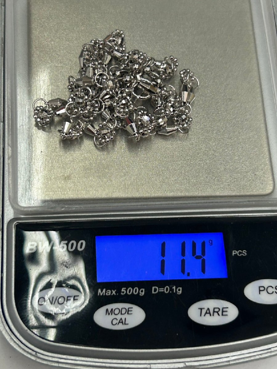 Yahoo!オークション - K18 WG 金 ホワイトゴールド ネックレス 約11.4g...