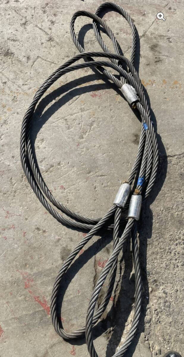 Yahoo!オークション - ワイヤーロープ 18mm 3m 2本セット