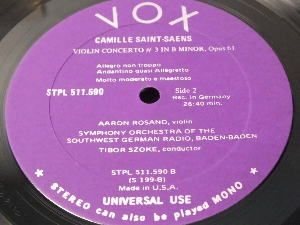 Yahoo!オークション - LP STPL 511 590 【ヴァイオリン】アーロン・ロ...