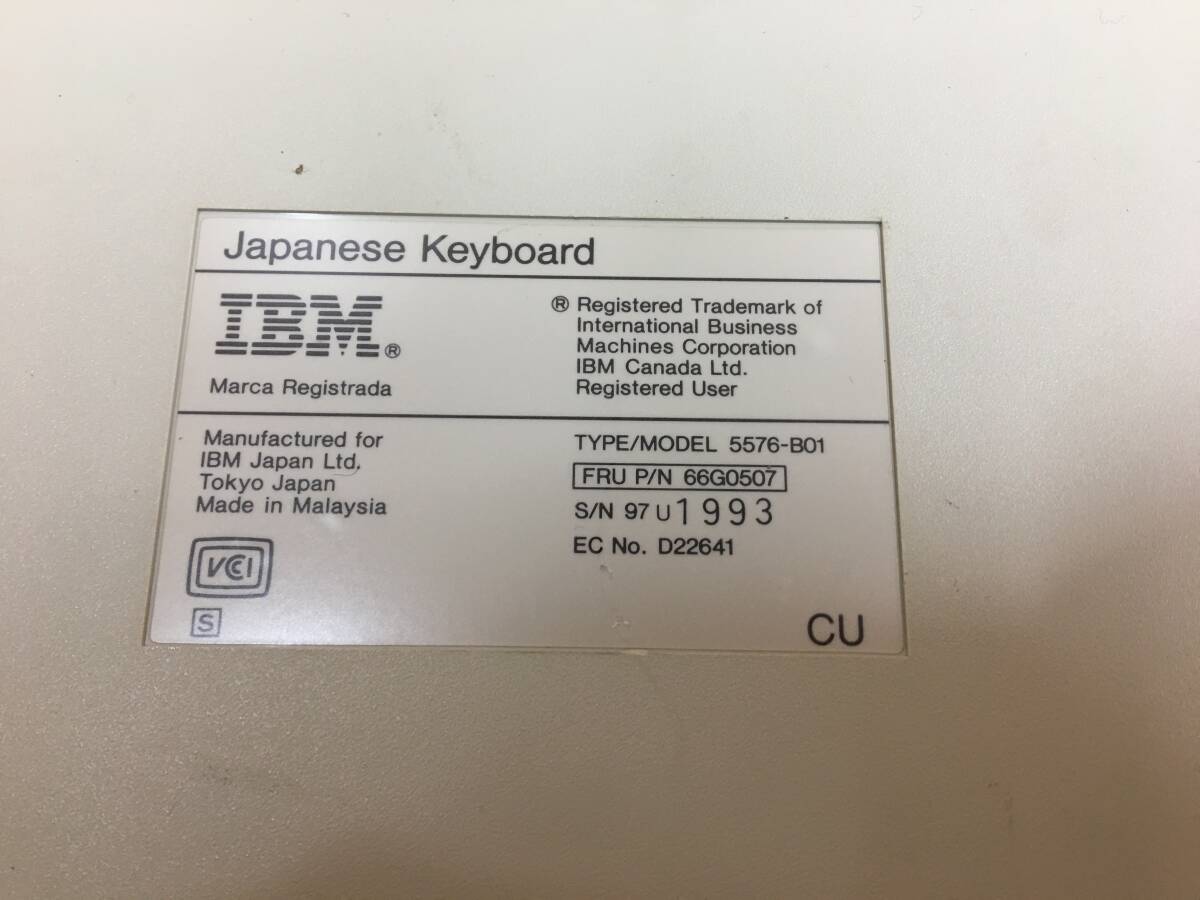 Yahoo!オークション - A22202)IBM 5576-B01 PS/2接続 日本語キーボード...