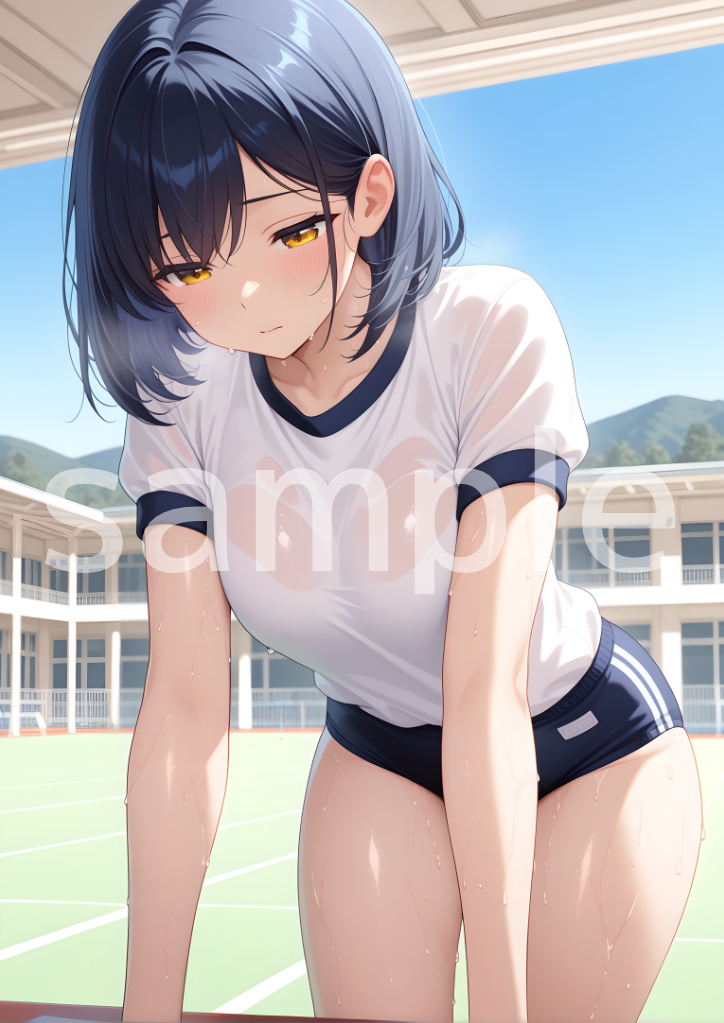 【再販なし 1点物】美少女 スポーツ女子 グラビア おっぱい 汗 体操服 ブルマ 美乳 かわいい A4 ポスター アニメ オリジナル 高画質 0081 :: Yahoo!Auction ...