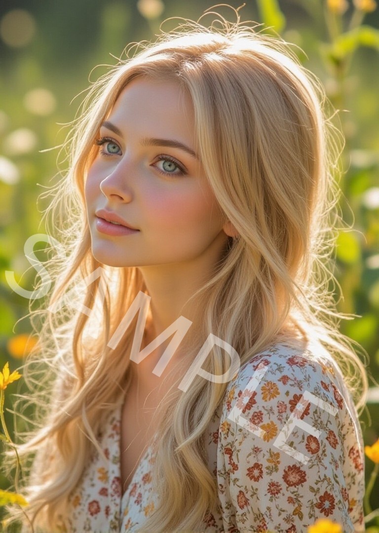 Yahoo!オークション - №902 アート A4サイズ ポスター AI 美女ポスタ...