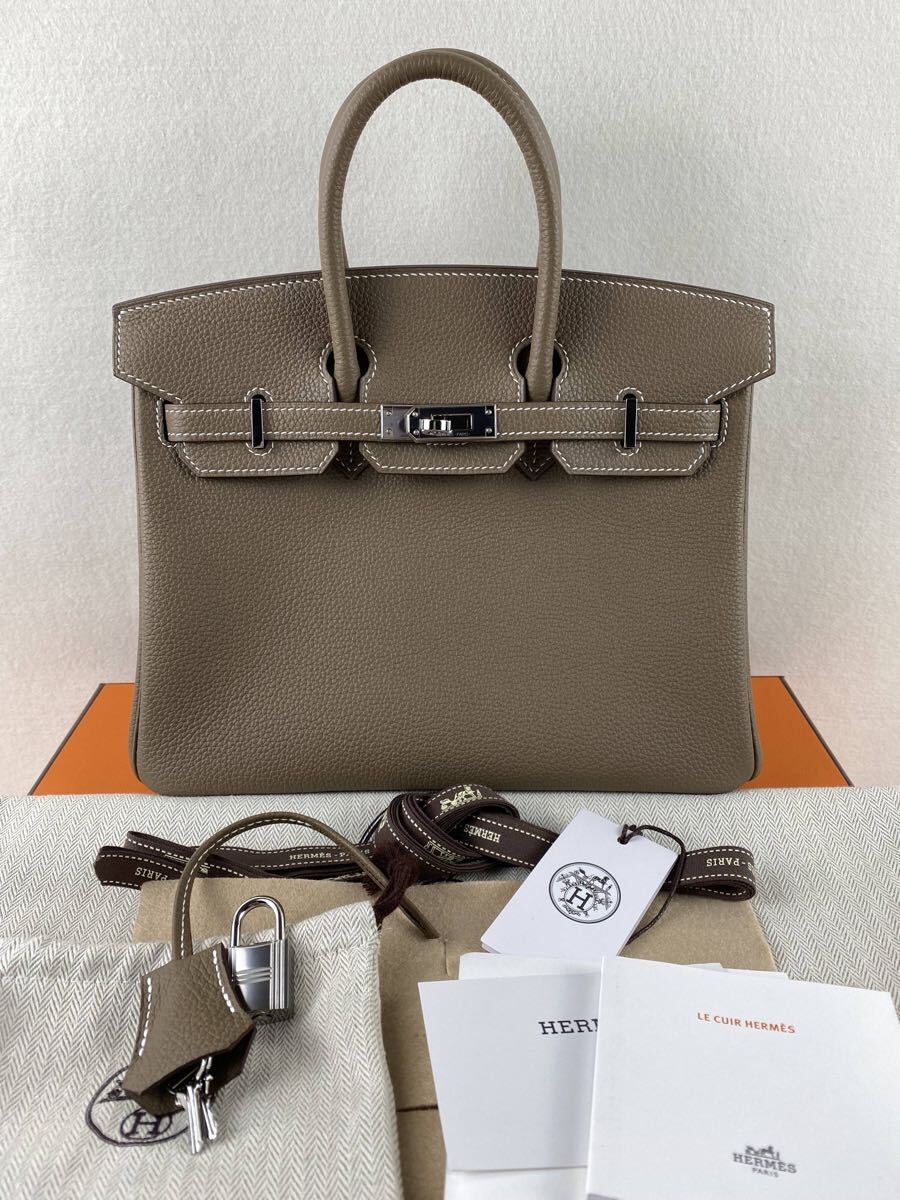 エルメス バーキン25 エトゥープ W刻印 2024年 Hermes birkin 25 ハンドバッグ(バーキン)｜売買されたオークション情報、yahooの商品情報をアーカイブ公開 ...
