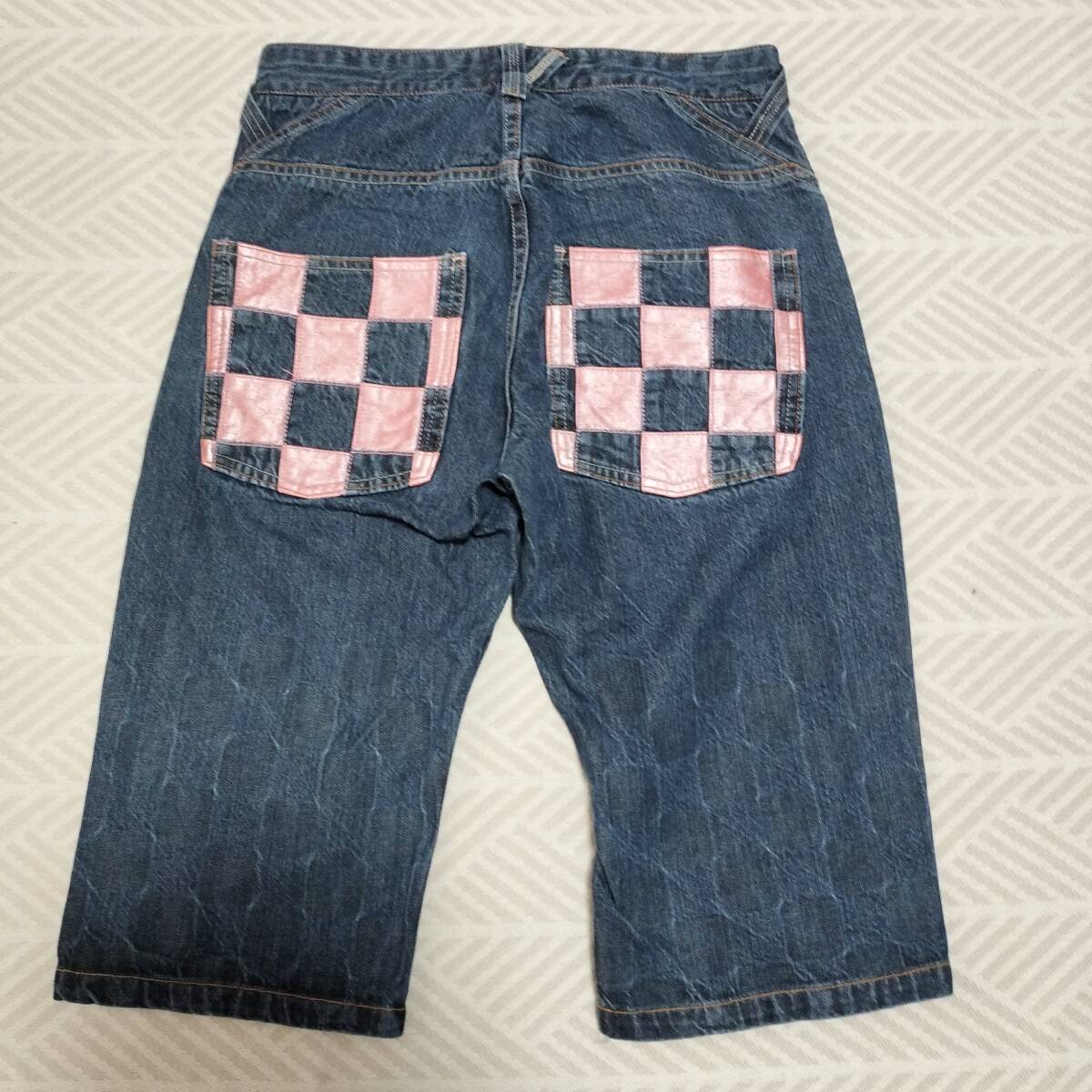 Yahoo!オークション - NYLAUS〜ナイラスメンズハーフジーンズW82