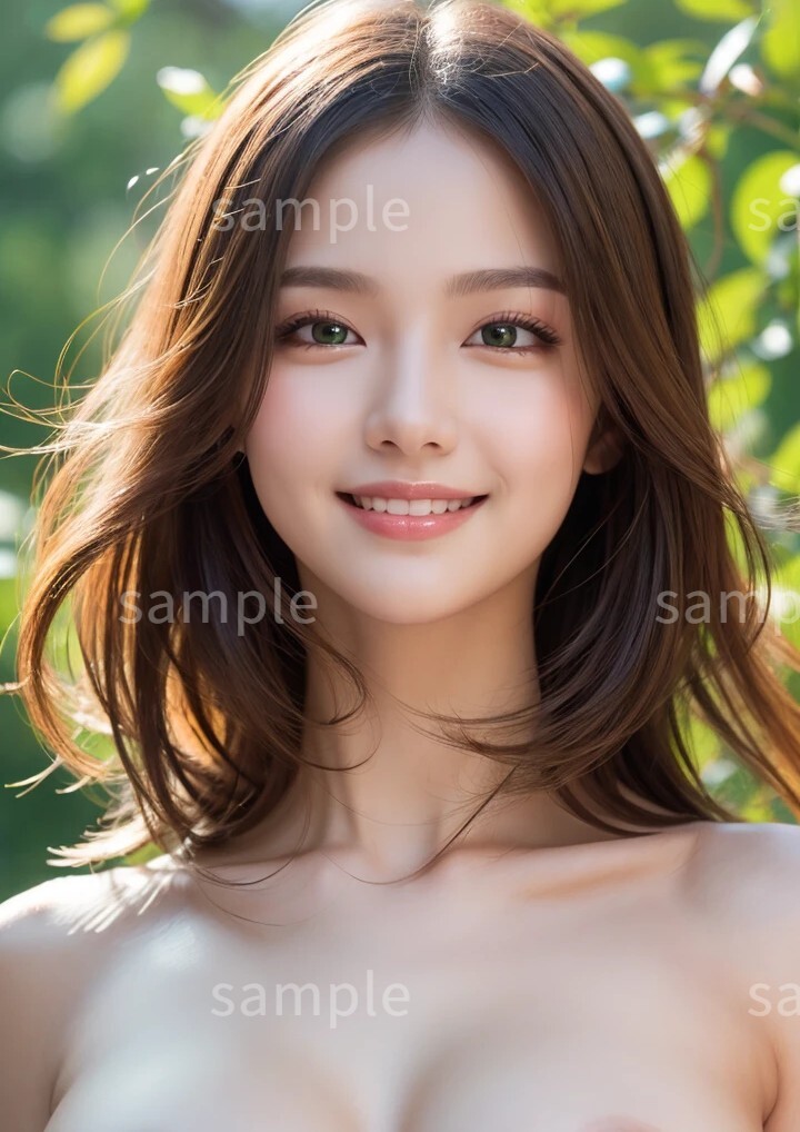 Yahoo!オークション - （9142）1点もの AI 美女 イラスト A4ポスター ...