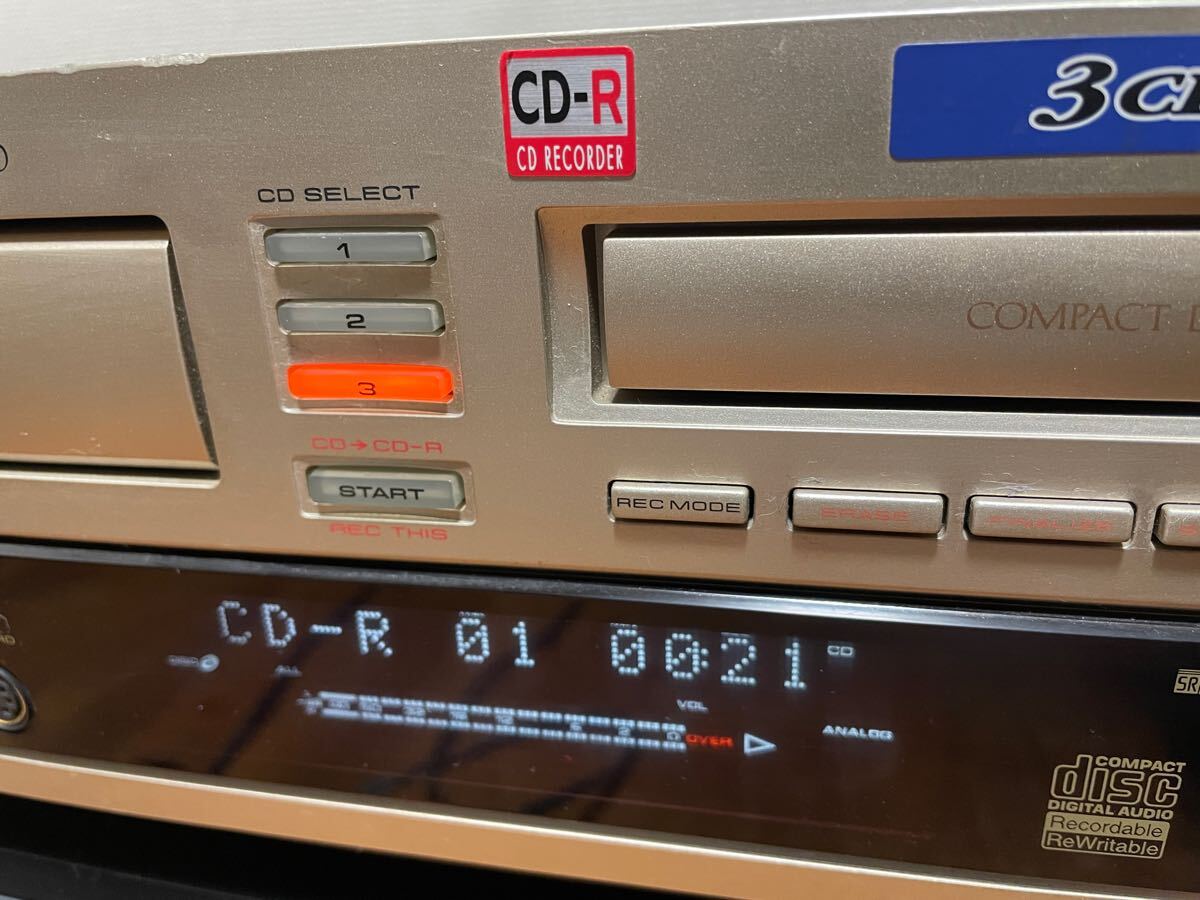 Yahoo!オークション - [動作品]Pioneer 3CD + 1CD-R/RW PDR-WD70 パ...