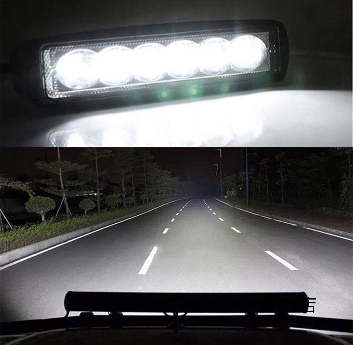 Yahoo!オークション - 18W 6LEDカーライト フォグランプ