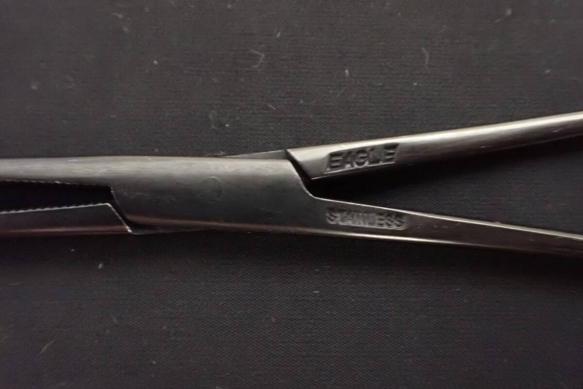 Yahoo!オークション - A1263# 手術診療器具 Eagle 鉗子 ピンセット ス...
