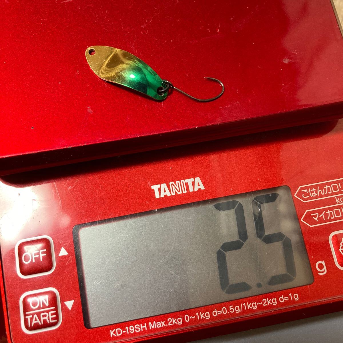 Yahoo!オークション - アングラーズシステム BUX 2.5g 緑金 即決