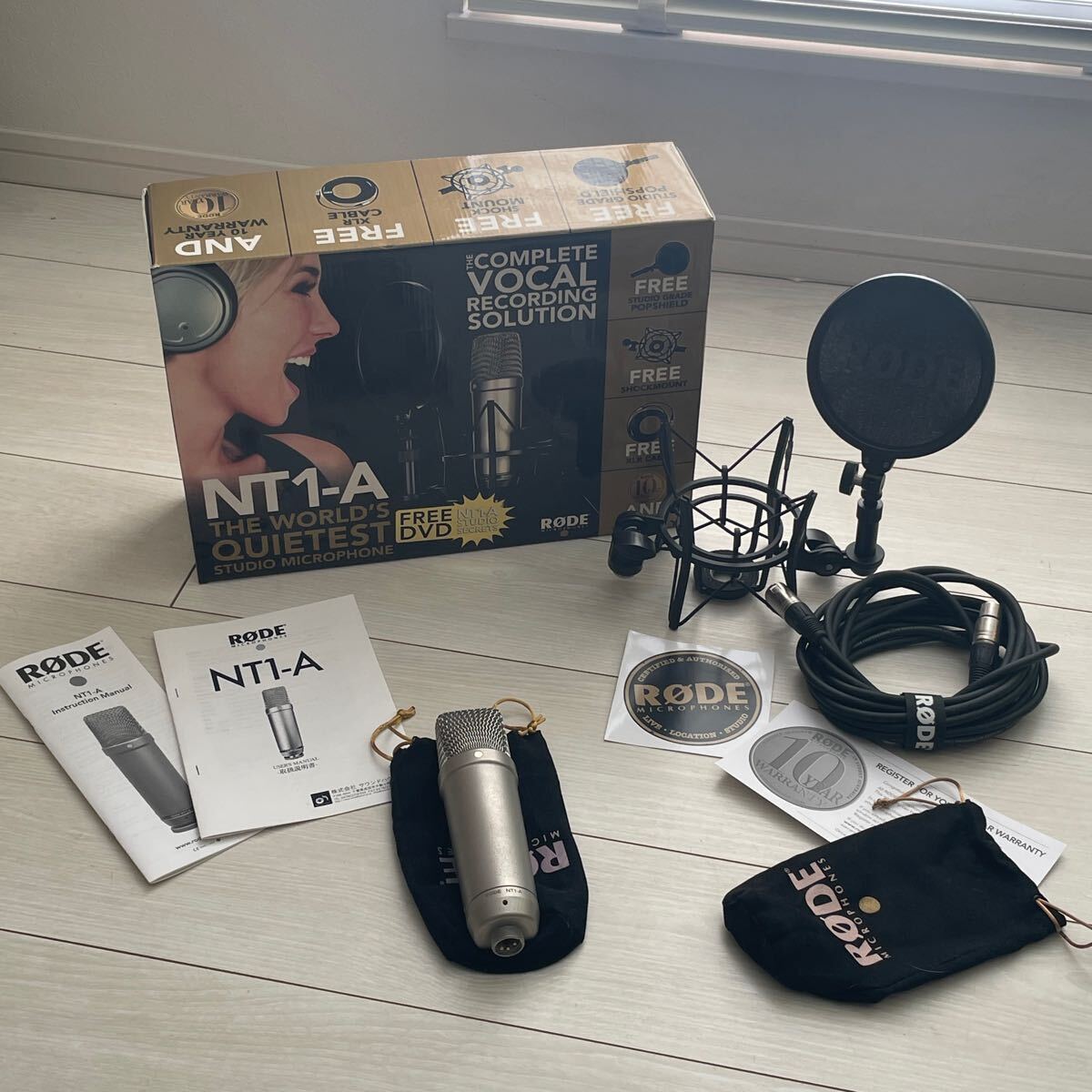 Yahoo!オークション - RODE NT1-A コンデンサーマイク周辺機器付属