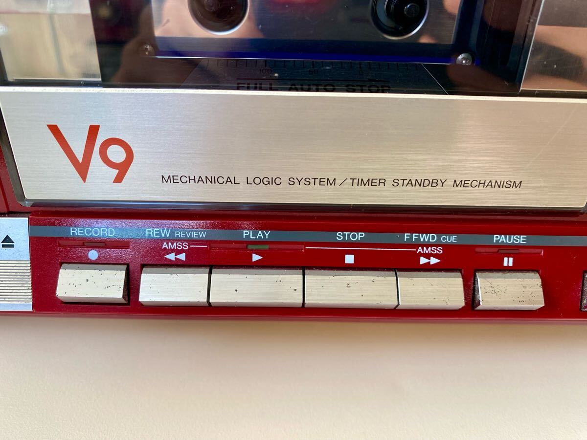 昭和レトロ SANYO サンヨー MR-V9 ラジカセ CASSETTE ラジオカセット カセットデッキ(ラジカセ)｜売買されたオークション情報、yahooの商品情報をアーカイブ公開 ...