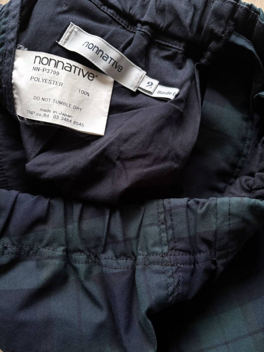 美 品 20SS nonnative DWELLER EASY PANTS ANKLE CUT RELAXED FIT POLY TWILL 21AW 40TH 22SS 41ST 22AW ...