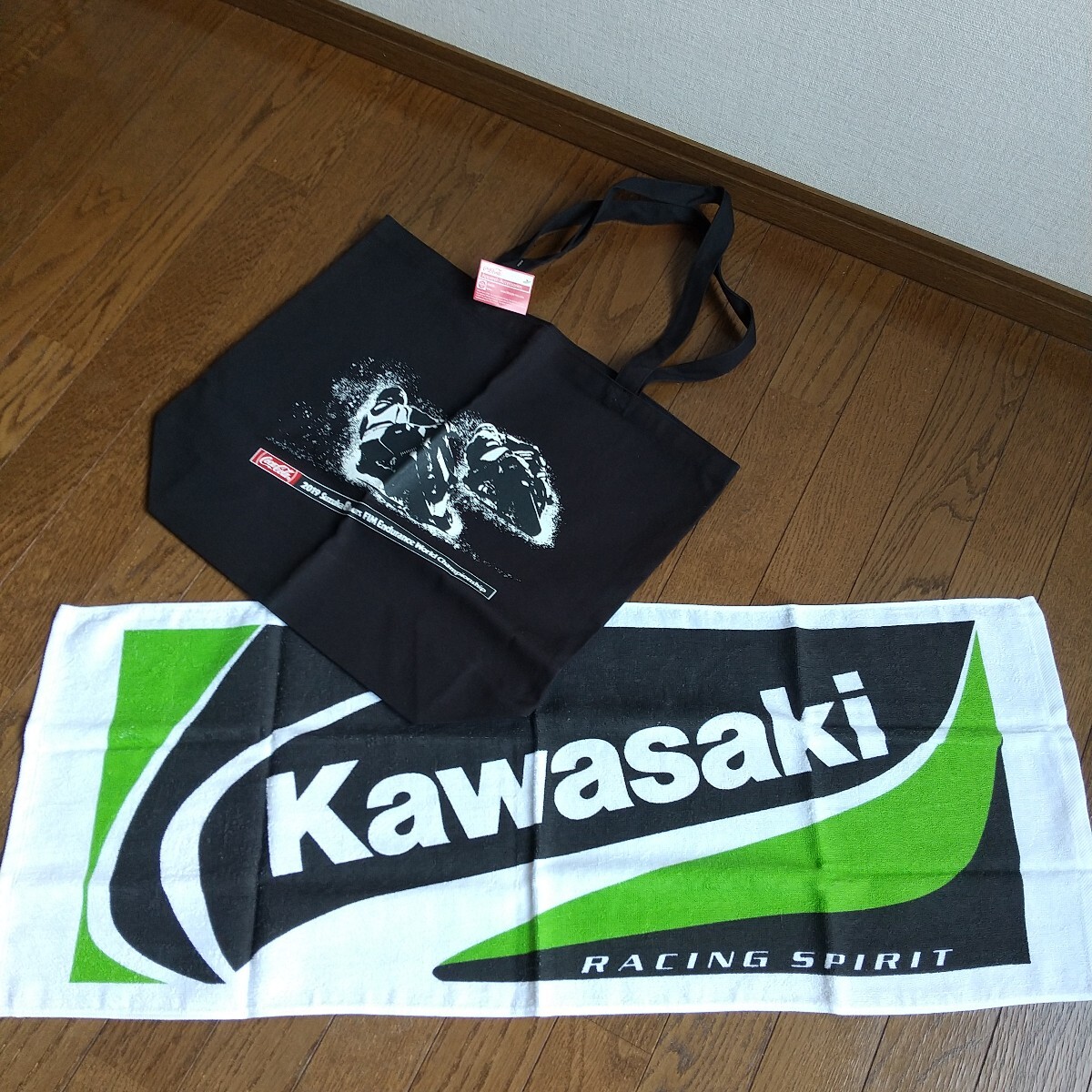 Yahoo!オークション - 未使用 鈴鹿 8耐 トートバック ＋ カワサキ タ...