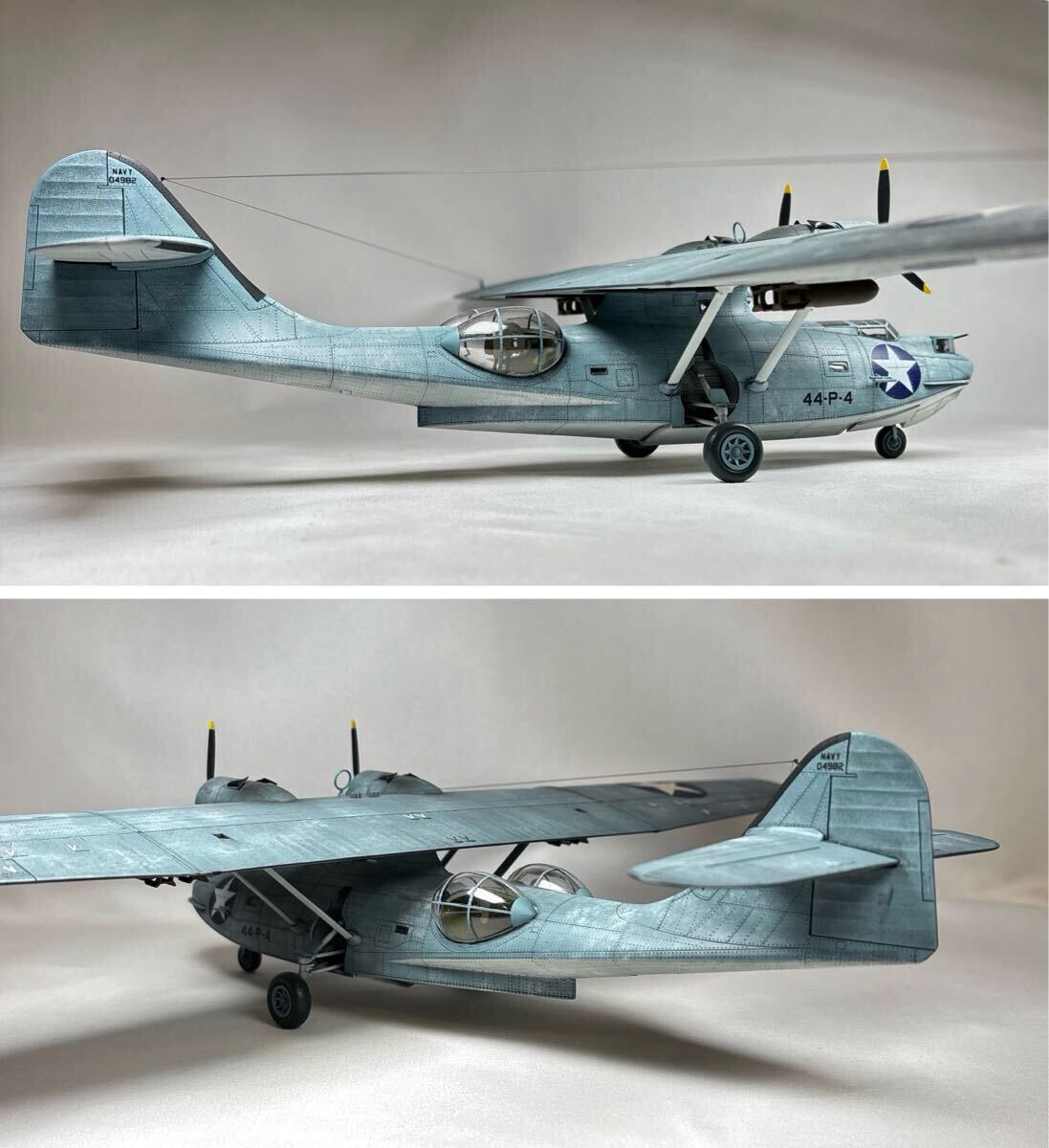 Yahoo!オークション - 完成品 アカデミー 1/72 PBY-5A カタリナ ミッ...