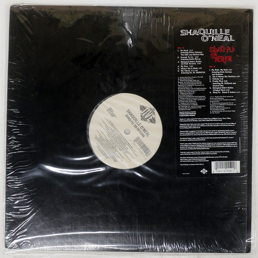 Yahoo!オークション - US盤 SHAQUILLE O’NEAL/SHAQ-FU DA RETURN/JIVE...