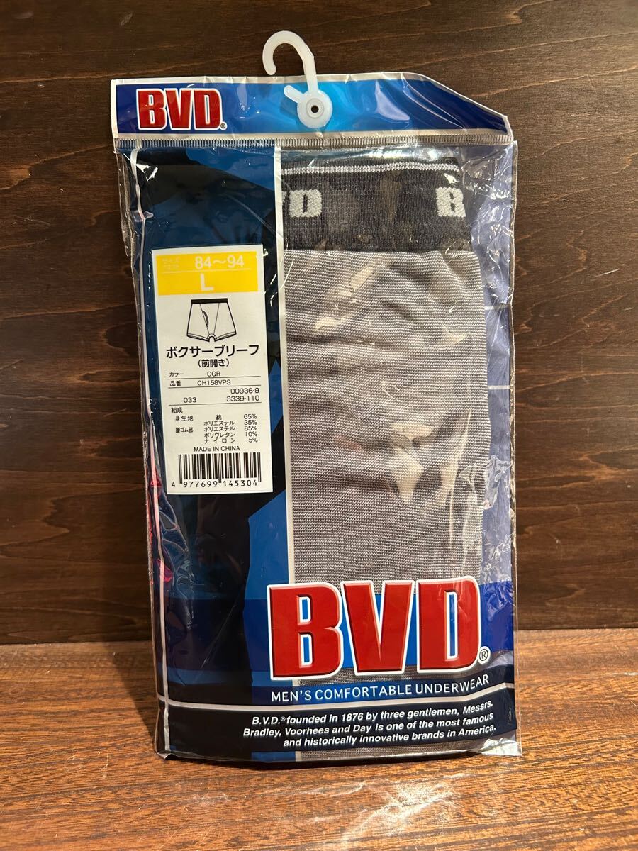 Yahoo!オークション - BVD ボクサーブリーフ 前開き Lサイズ 84〜94 CH...