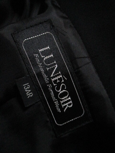 Yahoo!オークション - f787 LUNESOIR 東京ソワール ブラックフォーマル...