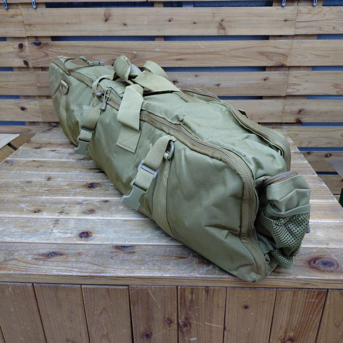 Yahoo!オークション - 美品 ガンケース W100cm ブラック 2本収納 ライ...