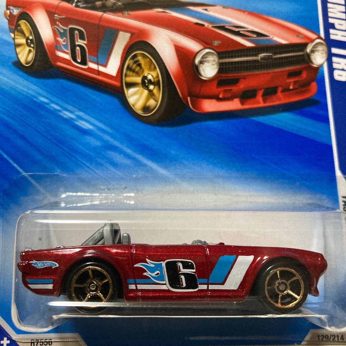 Yahoo!オークション - Hot Wheels TRIUMPH TR6 FASTER THAN EVER