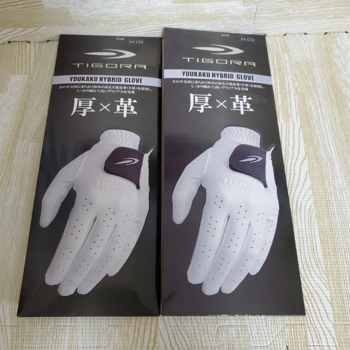 Yahoo!オークション - ティゴラ ゴルフグローブ 24cm 左手 TIGORA【2枚...