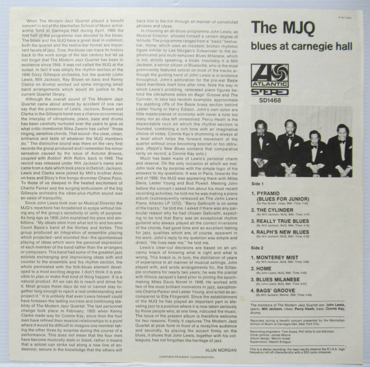 Yahoo!オークション - 美盤 MJQ／MODERN JAZZ QUARTET／モダン・ジャズ...