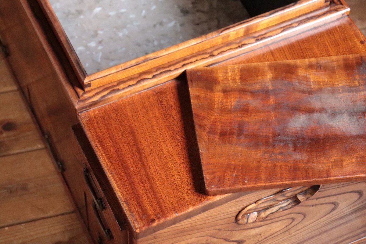 Yahoo!オークション - E058 豪華 長火鉢 手あぶり 取手黒柿 古道具 暖 ...