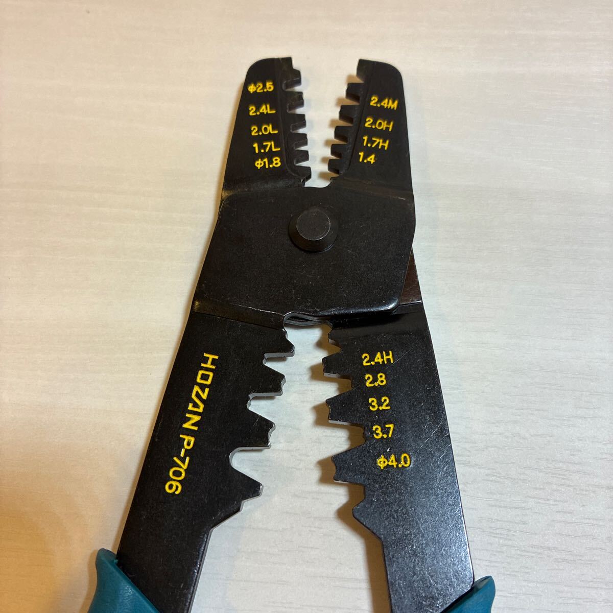 Yahoo!オークション - HOZAN ホーザン P-706 圧着工具 オープンバレル...