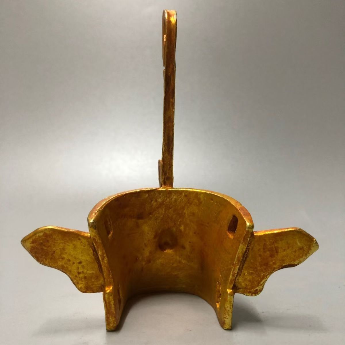 Yahoo!オークション - B117中国美術 金青銅三星堆面具 置物MT384144