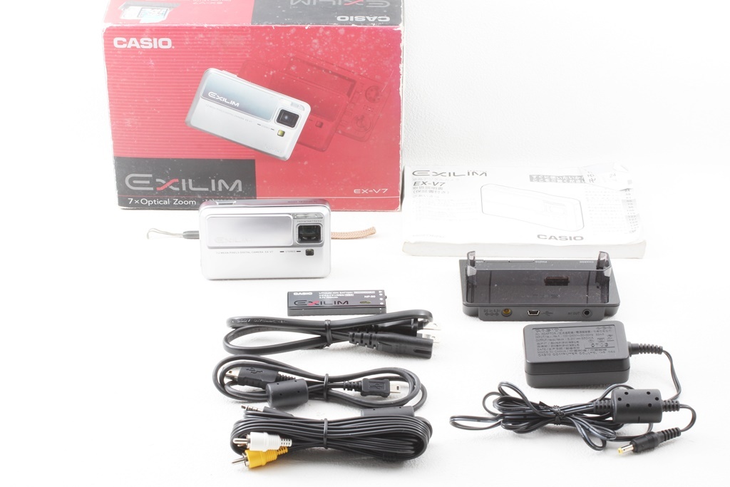CASIO カシオ EXILIM EX-V7 コンデジ 720万画素/A6605(カシオ)｜売買されたオークション情報、yahooの商品情報をアーカイブ公開 - オークファン（aucfan.com）