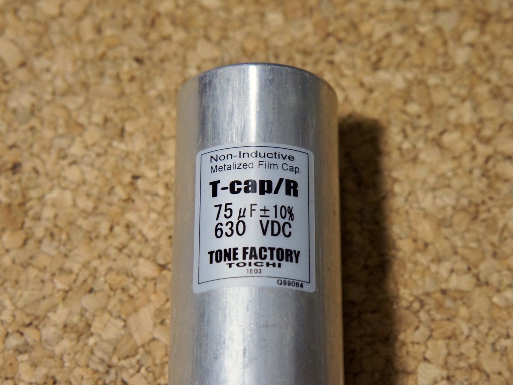 Yahoo!オークション - TONE FACTORY 630V 75uF Film Cap フィルムコン...