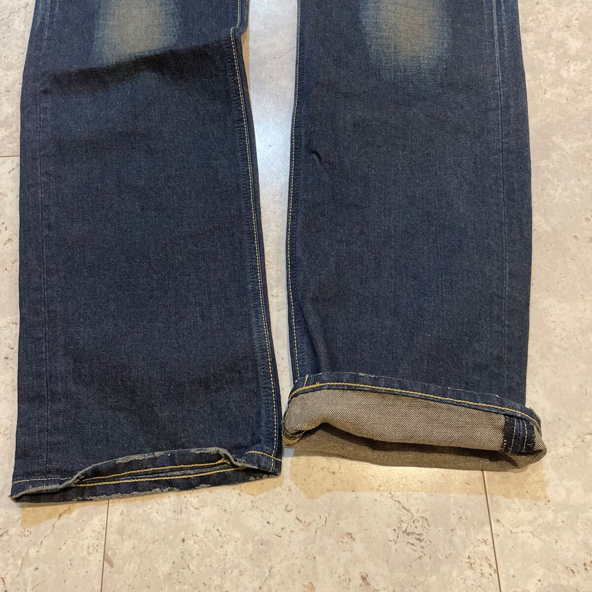 Yahoo!オークション - w42 美品 リー ライダース LEE ストレートデニム...