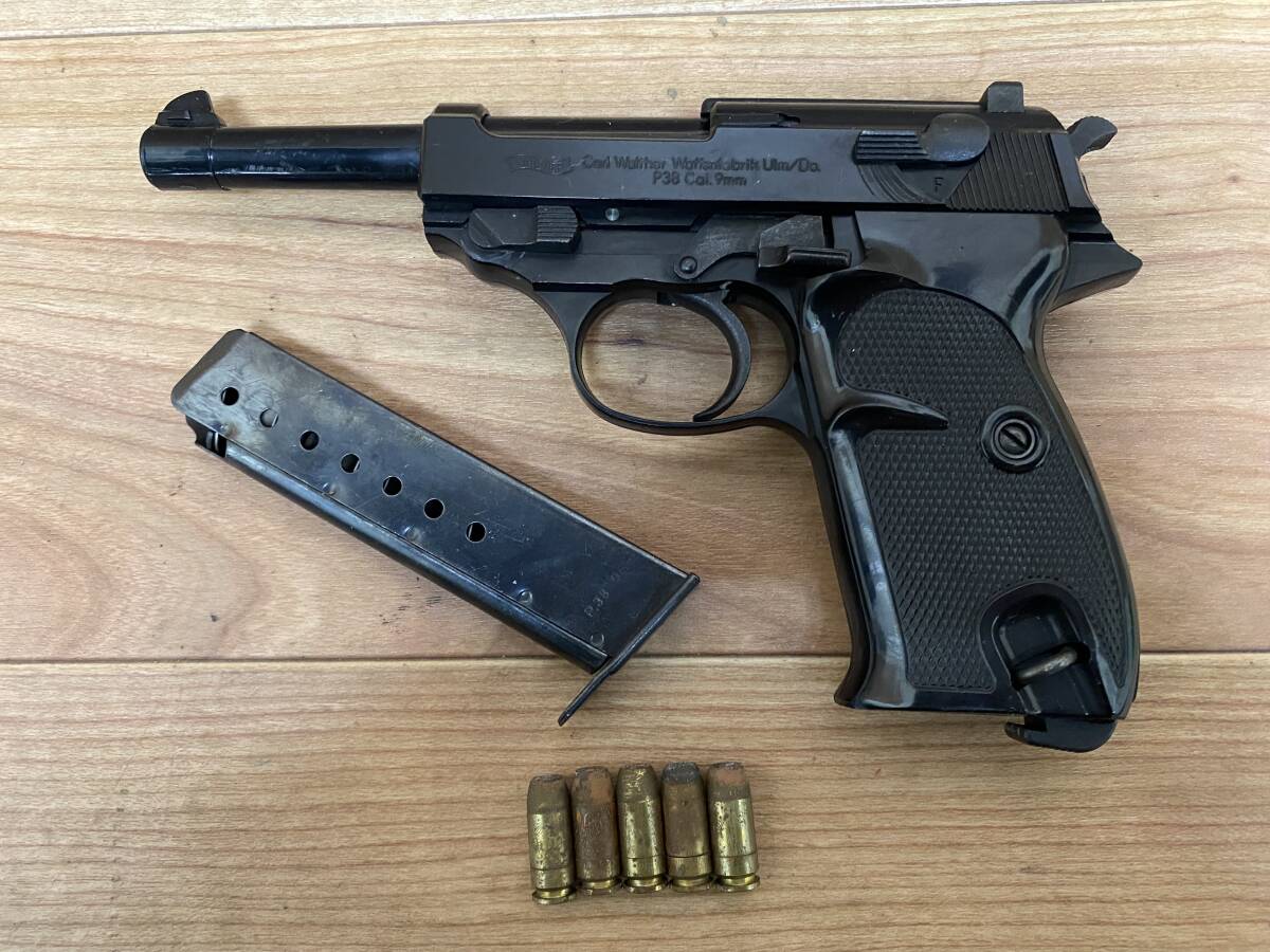 Yahoo!オークション - 20 簡単動作確認済み マルシン ワルサー P38 C...