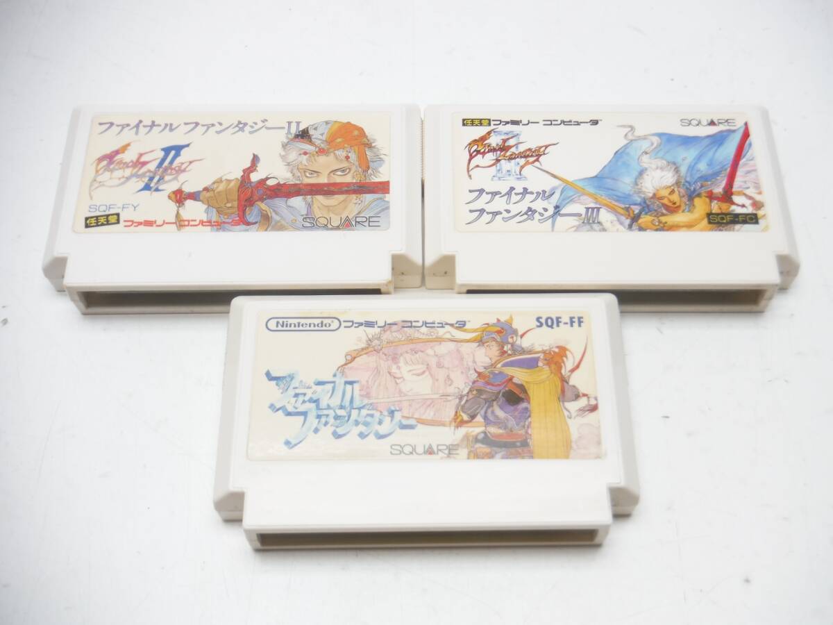 Yahoo!オークション - FC ソフト FF1 FF2 FF3 ファイナルファンタジー1...