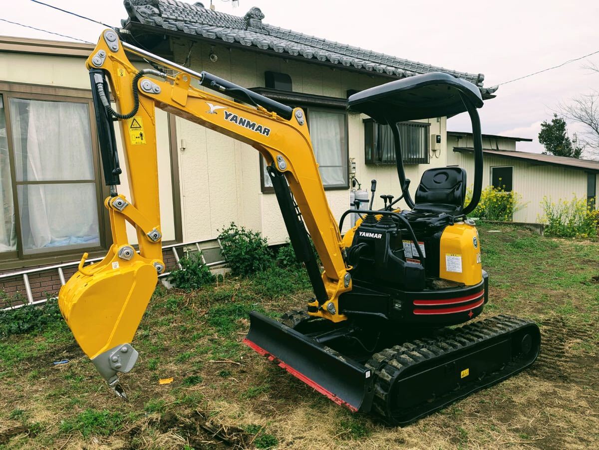 Yahoo!オークション - ミニユンボ ヤンマー VIO20-1 油圧ショベル 2ト...