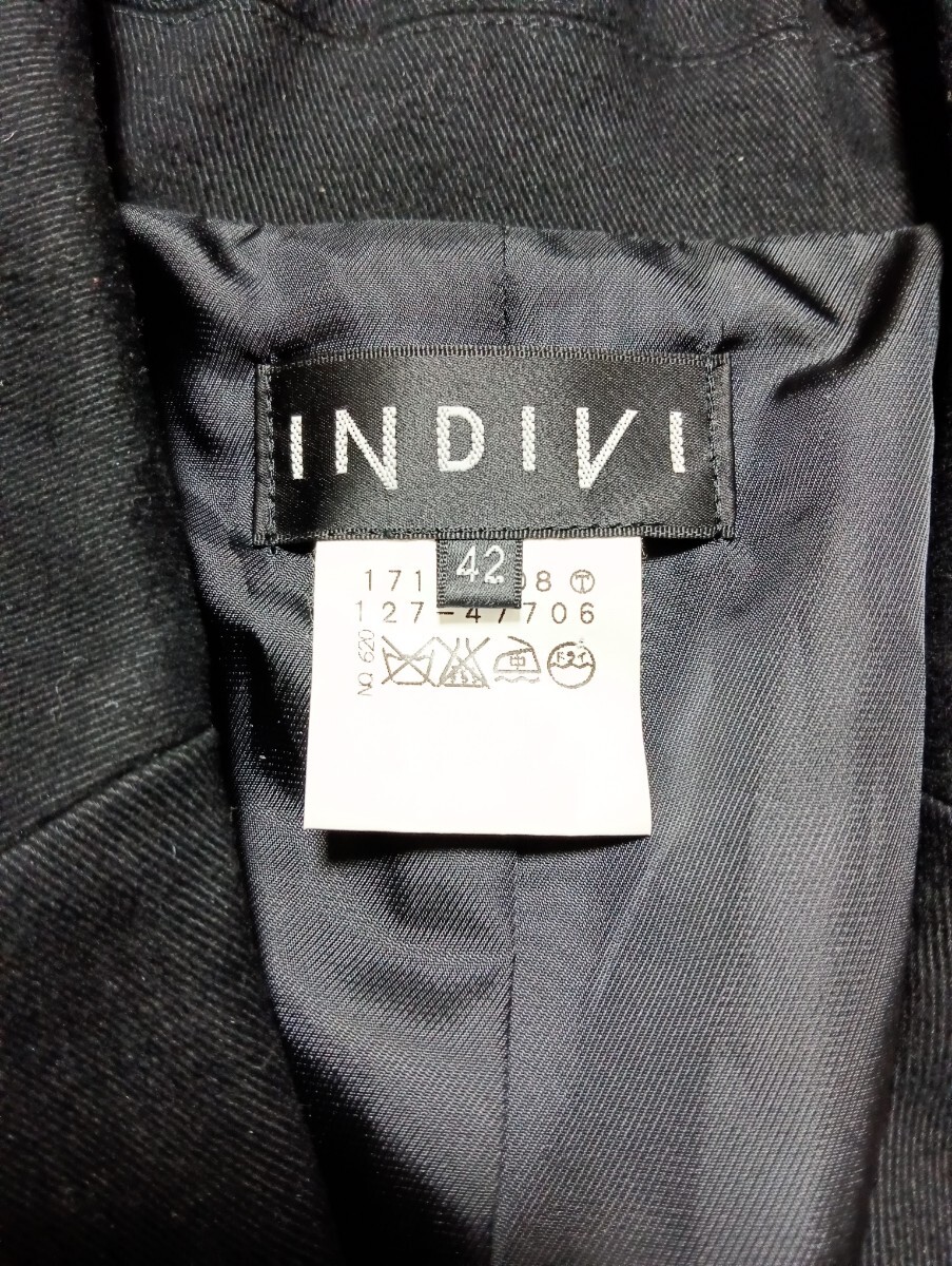Yahoo!オークション - INDIVI ジャケット サイズ42 インディヴィ 大き...
