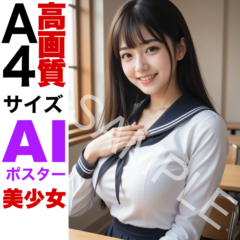 Yahoo!オークション - A090【初回価格】A4ポスター AI美女 アートポス...