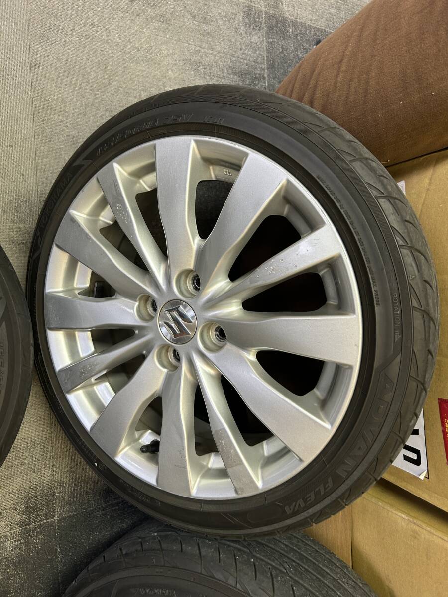 Yahoo!オークション - スズキ スイフトRS ZC72S 純正 ADVAN FLEVA 165/...