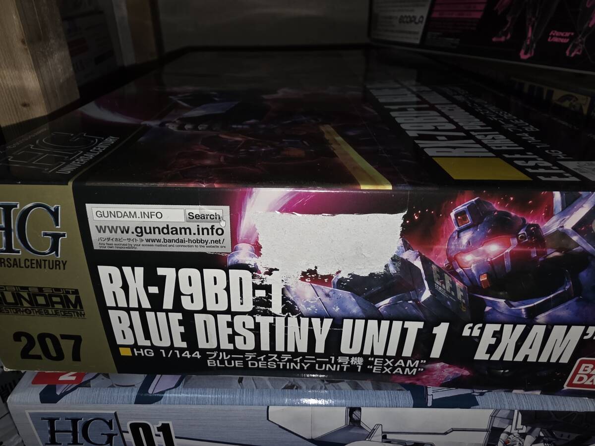 Yahoo!オークション - 未組立 HGブルーディスティニー1号機EXAM