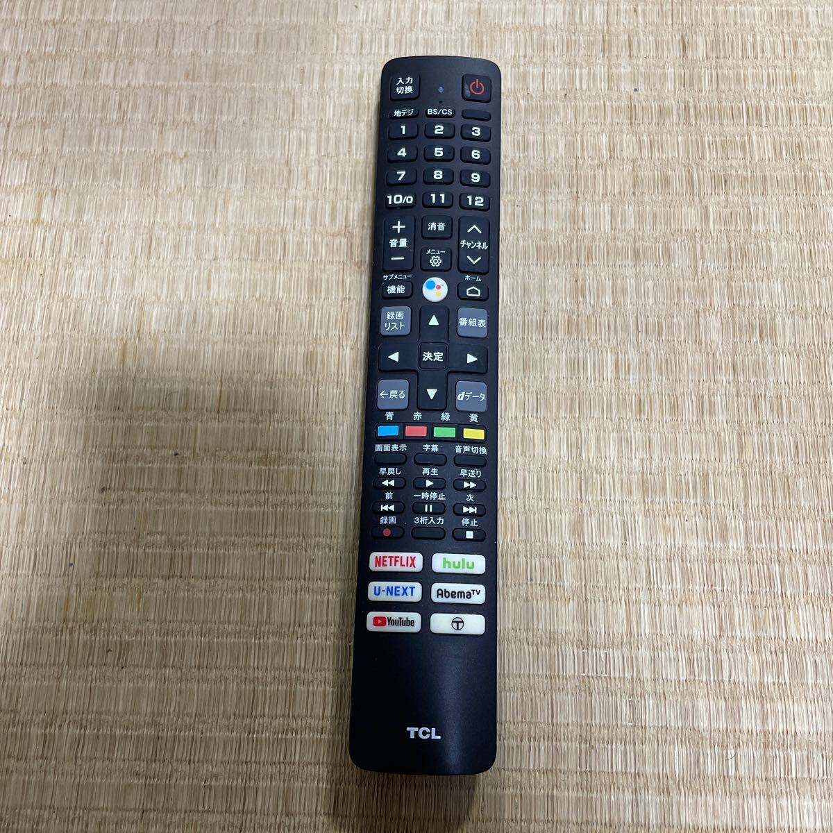 Yahoo!オークション - 訳あり 動作確認済み【TCL】 RC610 JJR1 テレビ...