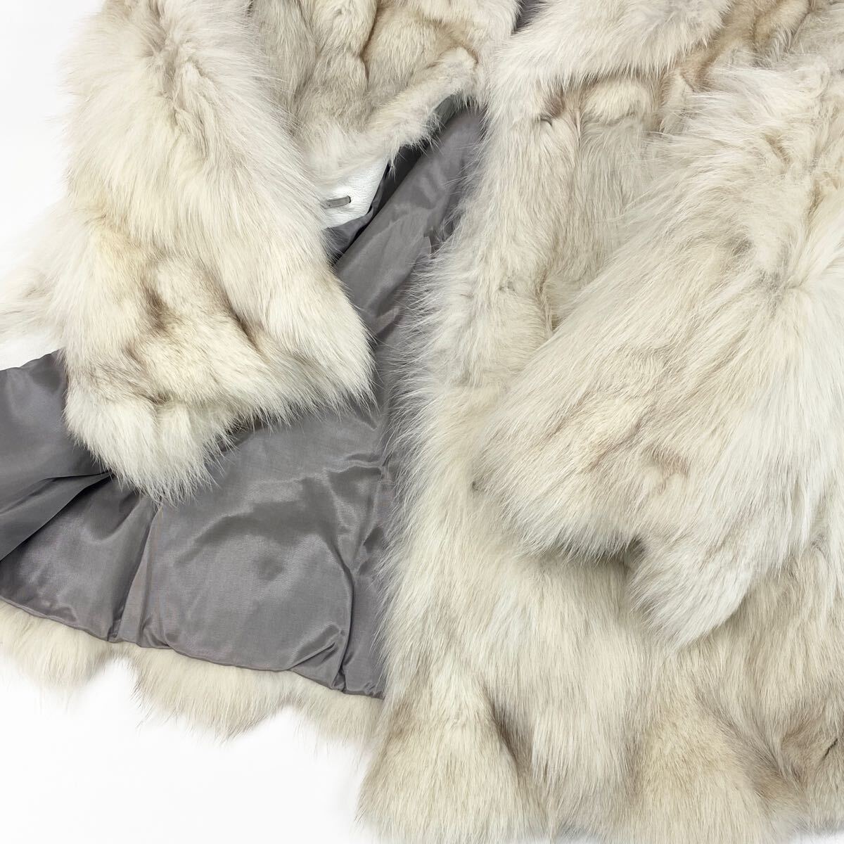 Yahoo!オークション - c24-15 最高級毛皮 フォックス フォックスコート...